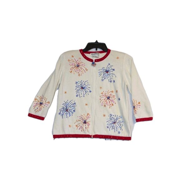 Jack B Quick | Sweaters | Vintage Jack B Quick S Cardigan Zip 4th July ...